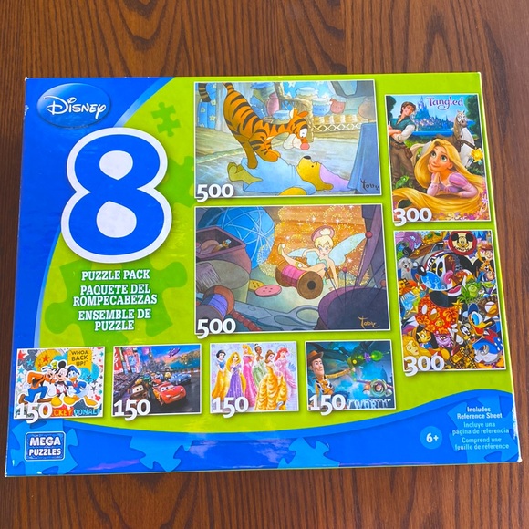 Disney | Toys | Disney 8 Puzzle Pack | Poshmark